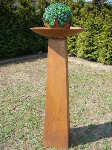 Rostsule Mit Schale 120 Cm